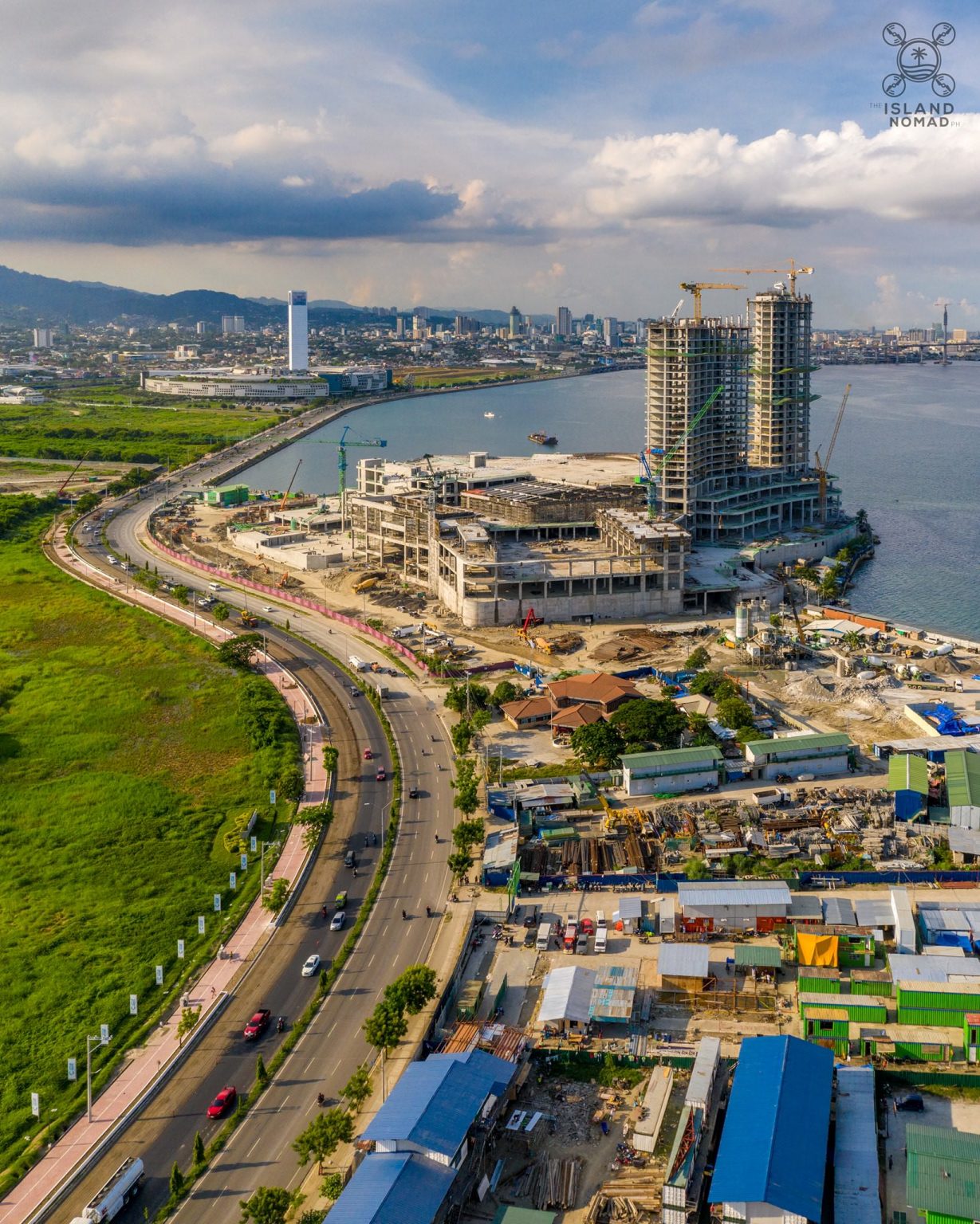 Nustar Resort and Casino at SRP in Cebu Aerial Update as of June 2021