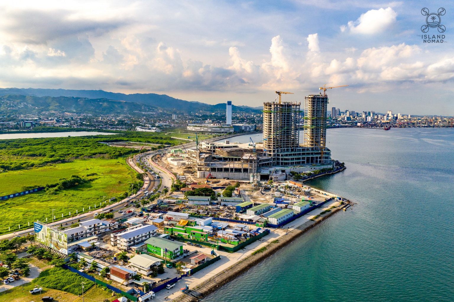 Nustar Resort and Casino at SRP in Cebu Aerial Update as of June 2021