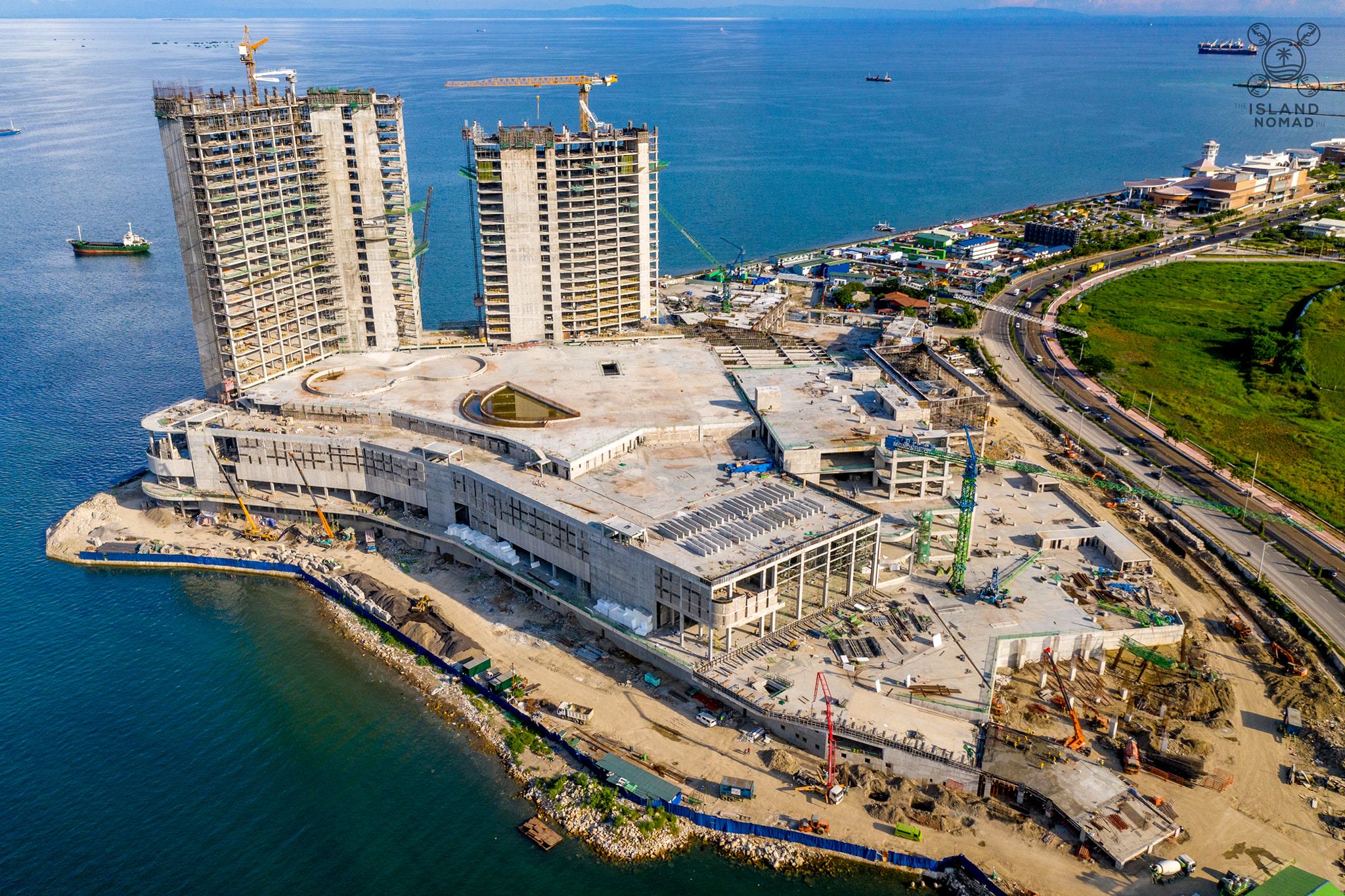 Nustar Resort and Casino at SRP in Cebu Aerial Update as of June 2021