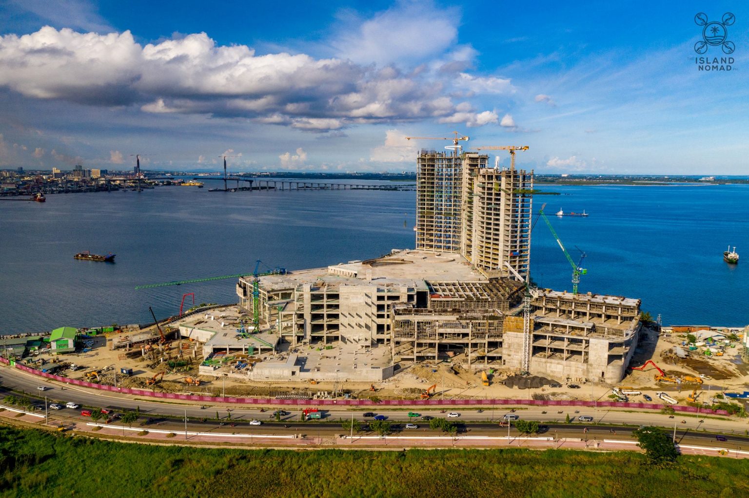 Nustar Resort and Casino at SRP in Cebu Aerial Update as of June 2021