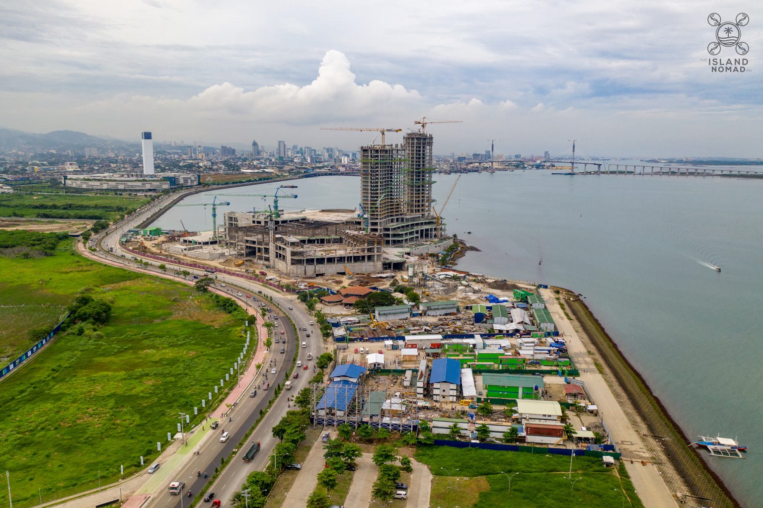 Nustar Resort and Casino at SRP in Cebu Aerial Update as of June 2021