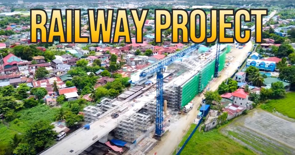 Balagtas and Bocaue Stations of NSCR Railway Project as of July 2021