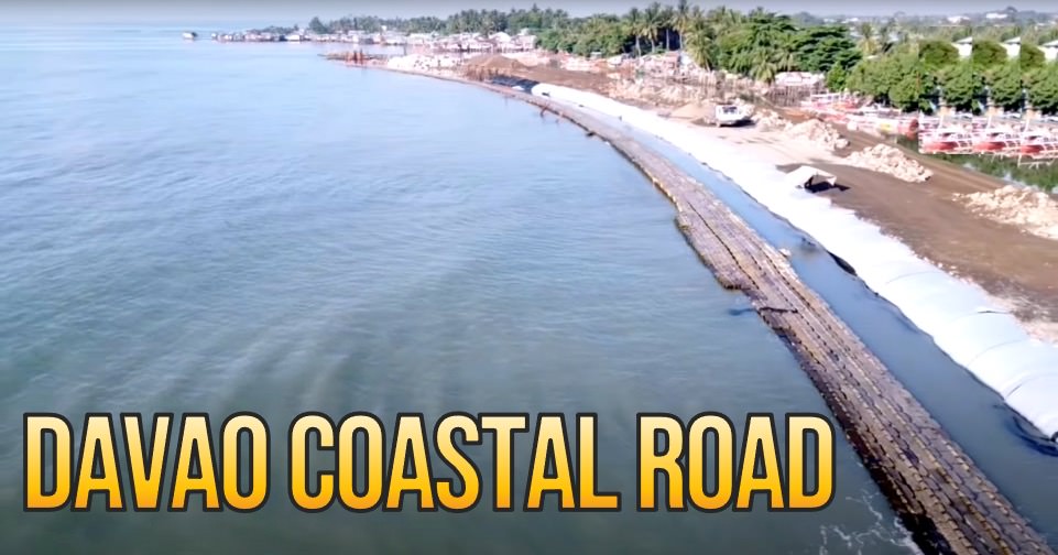 Davao City Coastal Road Bucana to Davao River as of July 2021