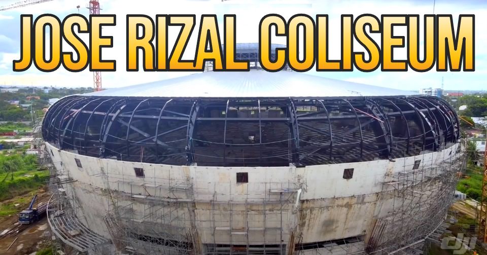 Jose Rizal Coliseum Aerial Update as of July 2021