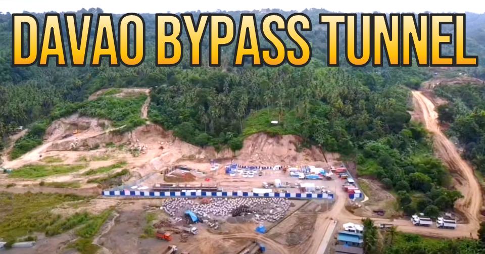 Tunneling Works for Davao City Bypass Road as of July 2021