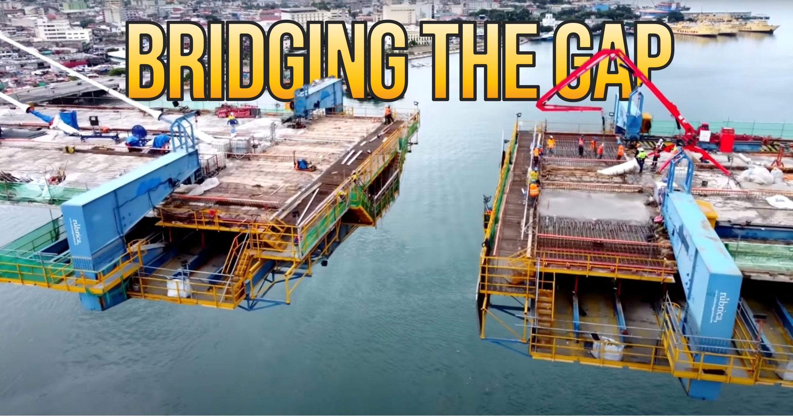 A Closer Aerial Footage of the Cebu-Cordova Bridge Gap