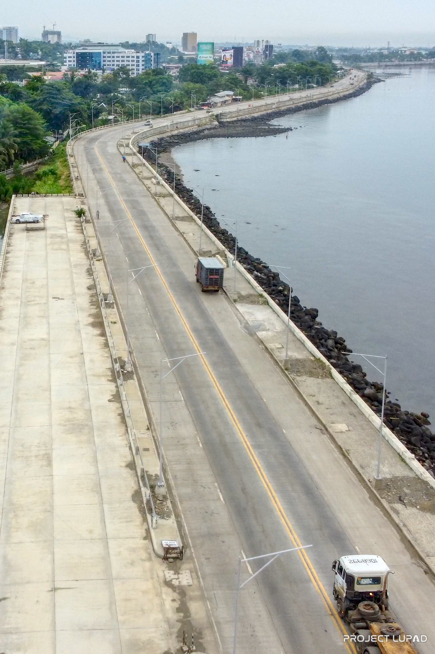 CDO Coastal Road New Street Lights as of August 2021