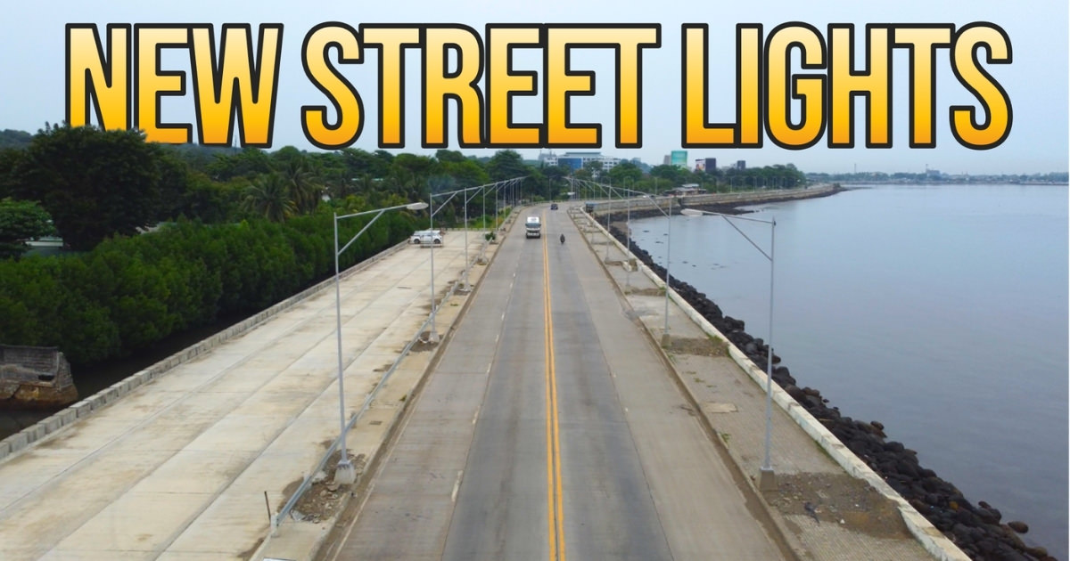 CDO Coastal Road New Street Lights as of August 2021