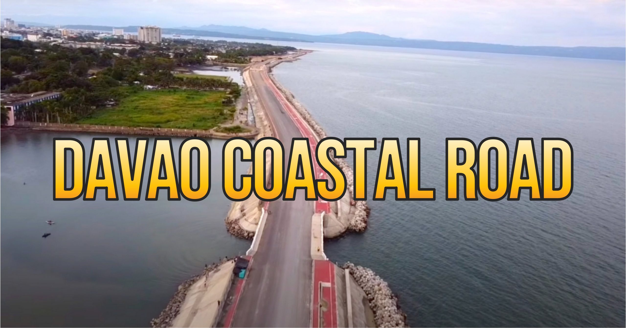 Davao Coastal Road Matina Aplaya Aerial Update as of August 2021