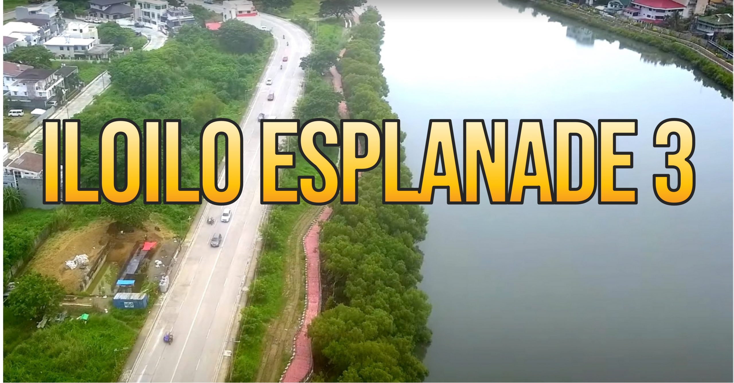 Iloilo Esplanade 3 and Footbridge Aerial Update as of August 2021