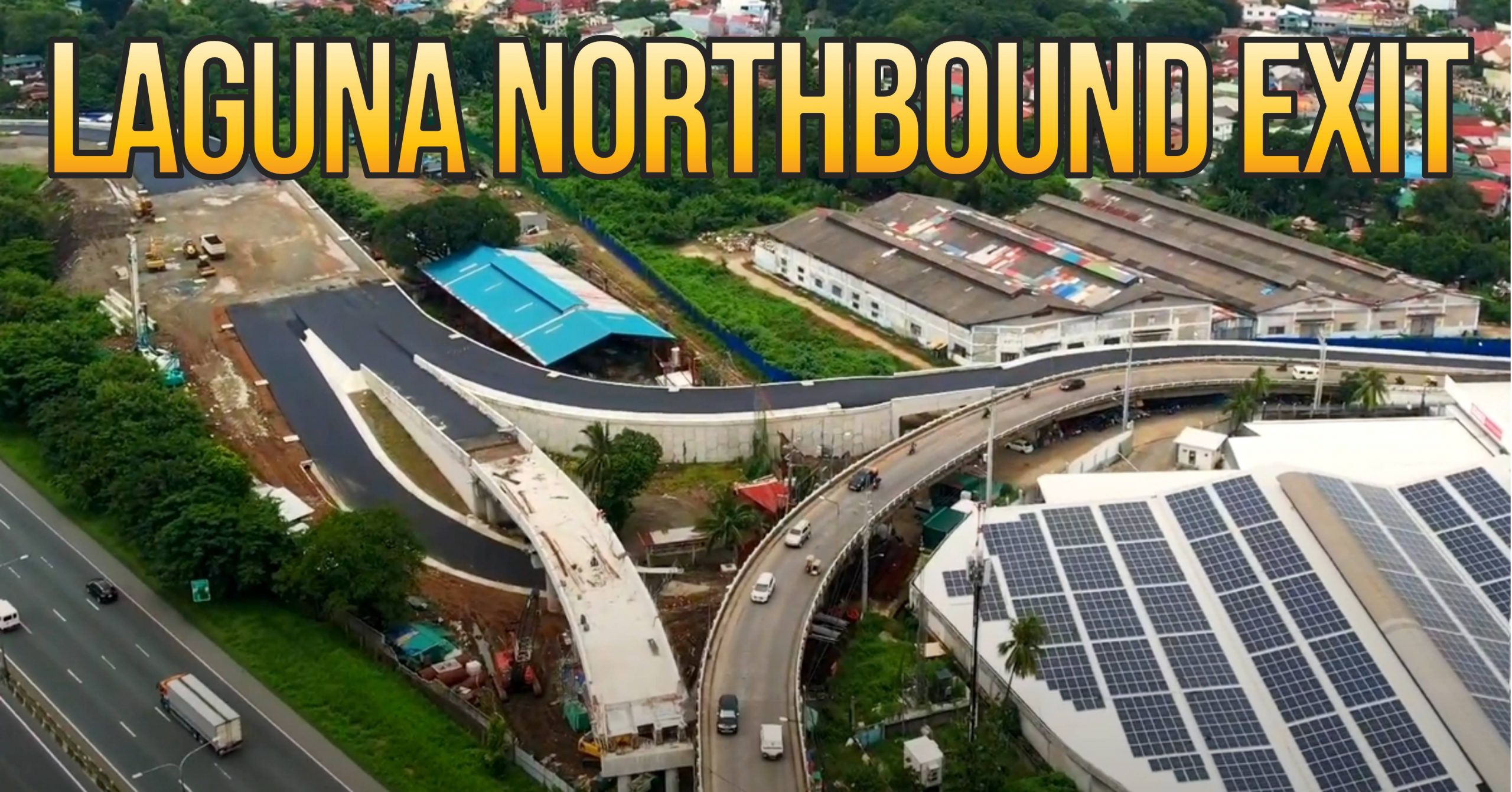 Northbound Exit in San Pedro, Laguna as of August 23, 2021