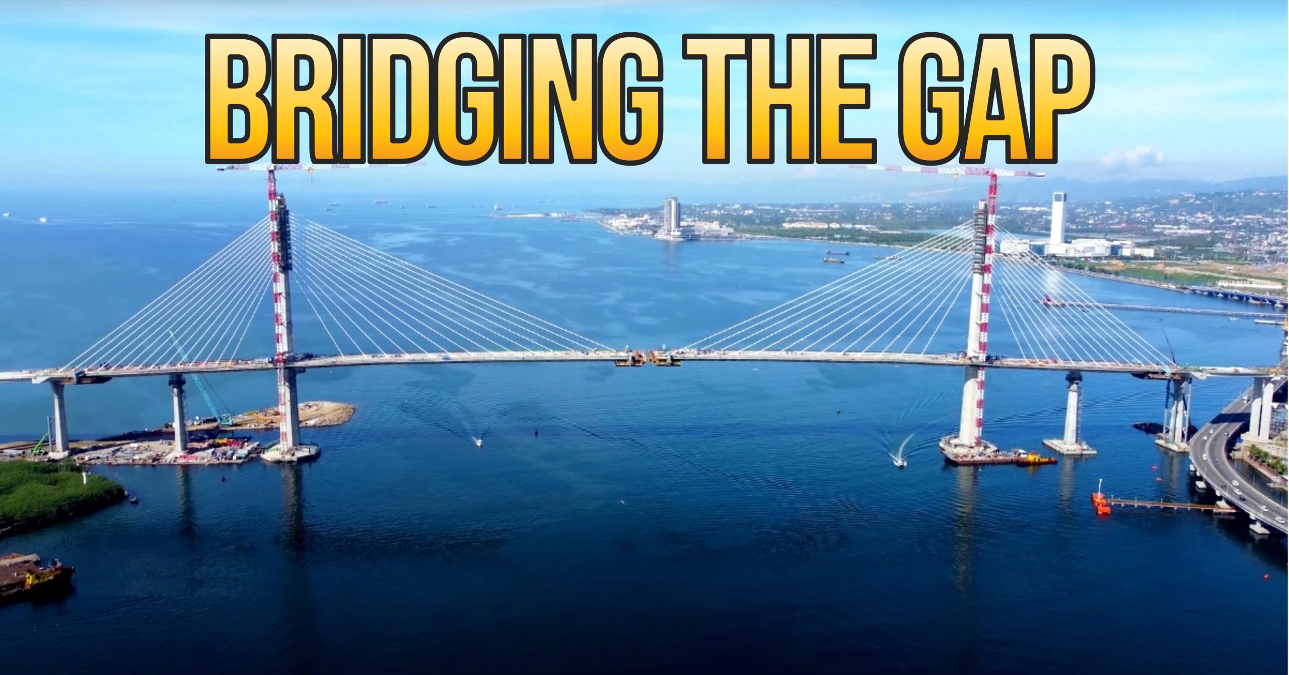 Cebu-Cordova Bridge Closing the Gap as of September 3, 2021
