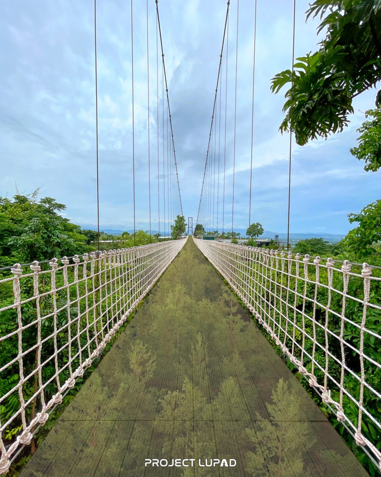 Glass Skye Walk Hanging Bridge at Amaya View in Cagayan de Oro
