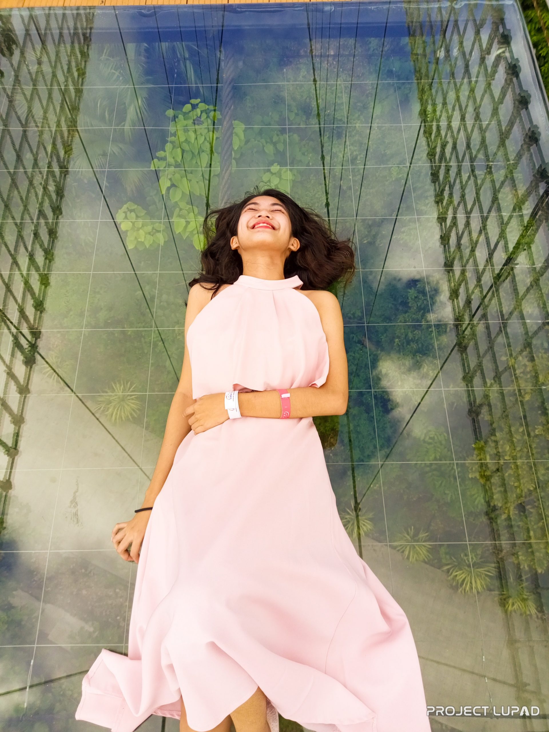 Glass Skye Walk Hanging Bridge at Amaya View in Cagayan de Oro