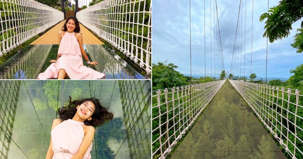 Glass Skye Walk Hanging Bridge at Amaya View in Cagayan de Oro