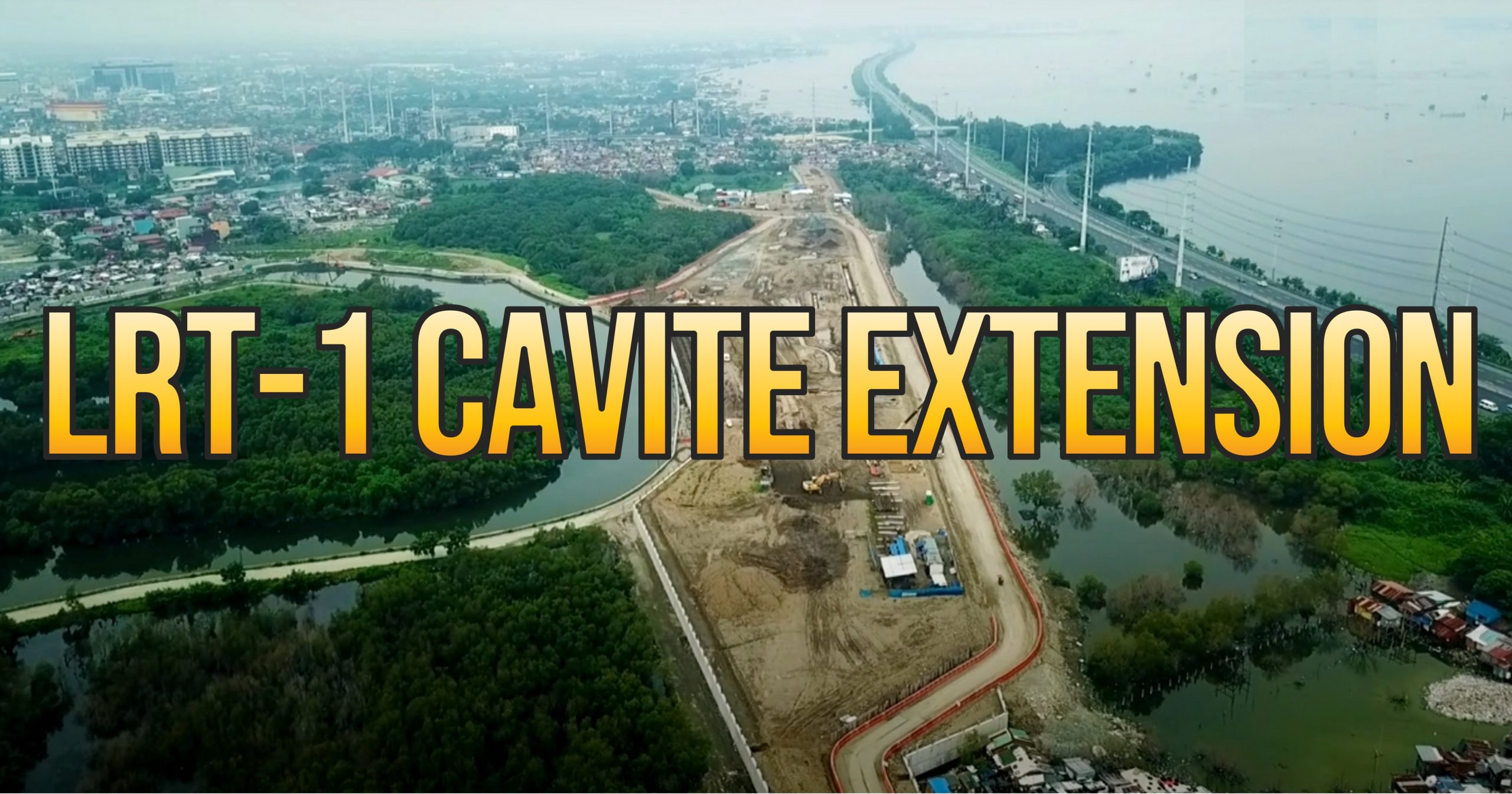 LRT-1 Cavite Extension Satellite Depot as of September 2021