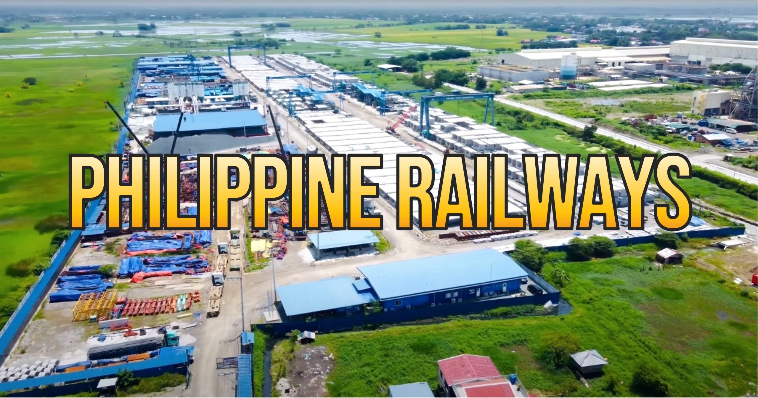 PNR NSCR Precasting Yard and Station Latest Aerial Update