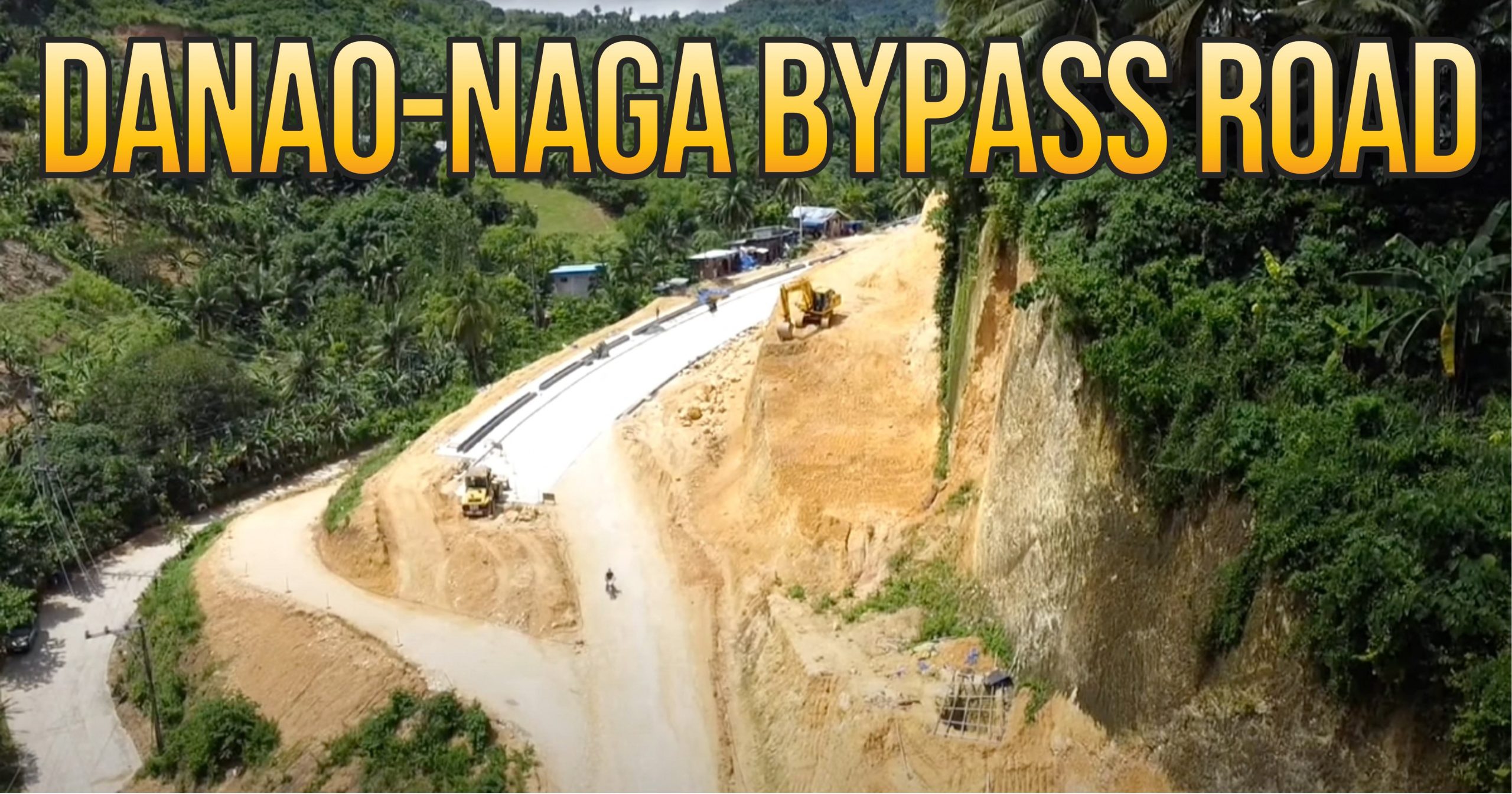 Danao-Naga Bypass Road Segment 3 Aerial Update as of October 2021
