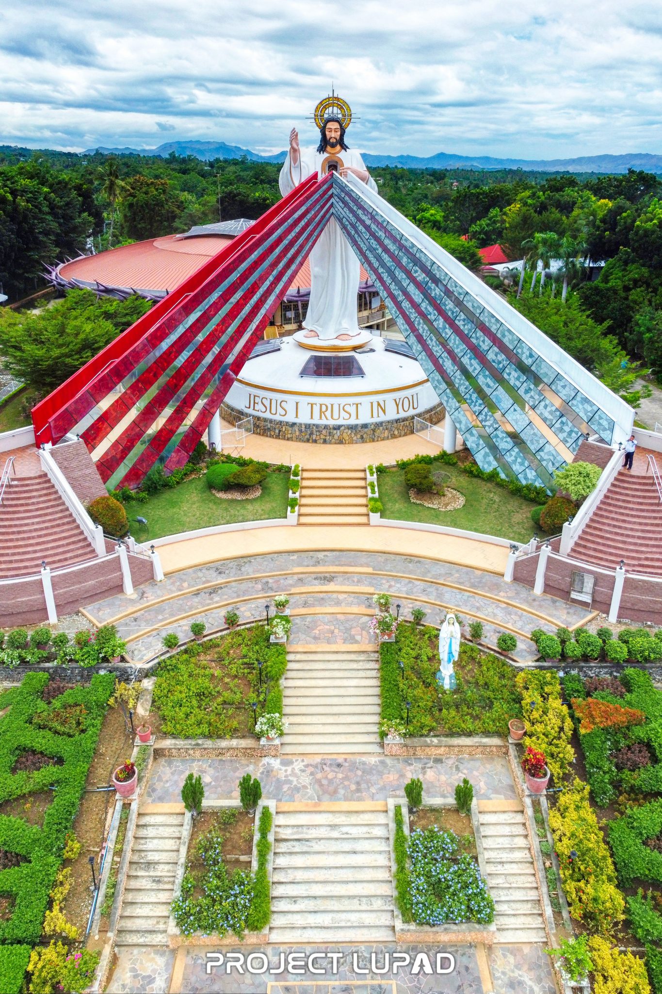 Divine Mercy Shrine Landscape Improvements as of October 2021