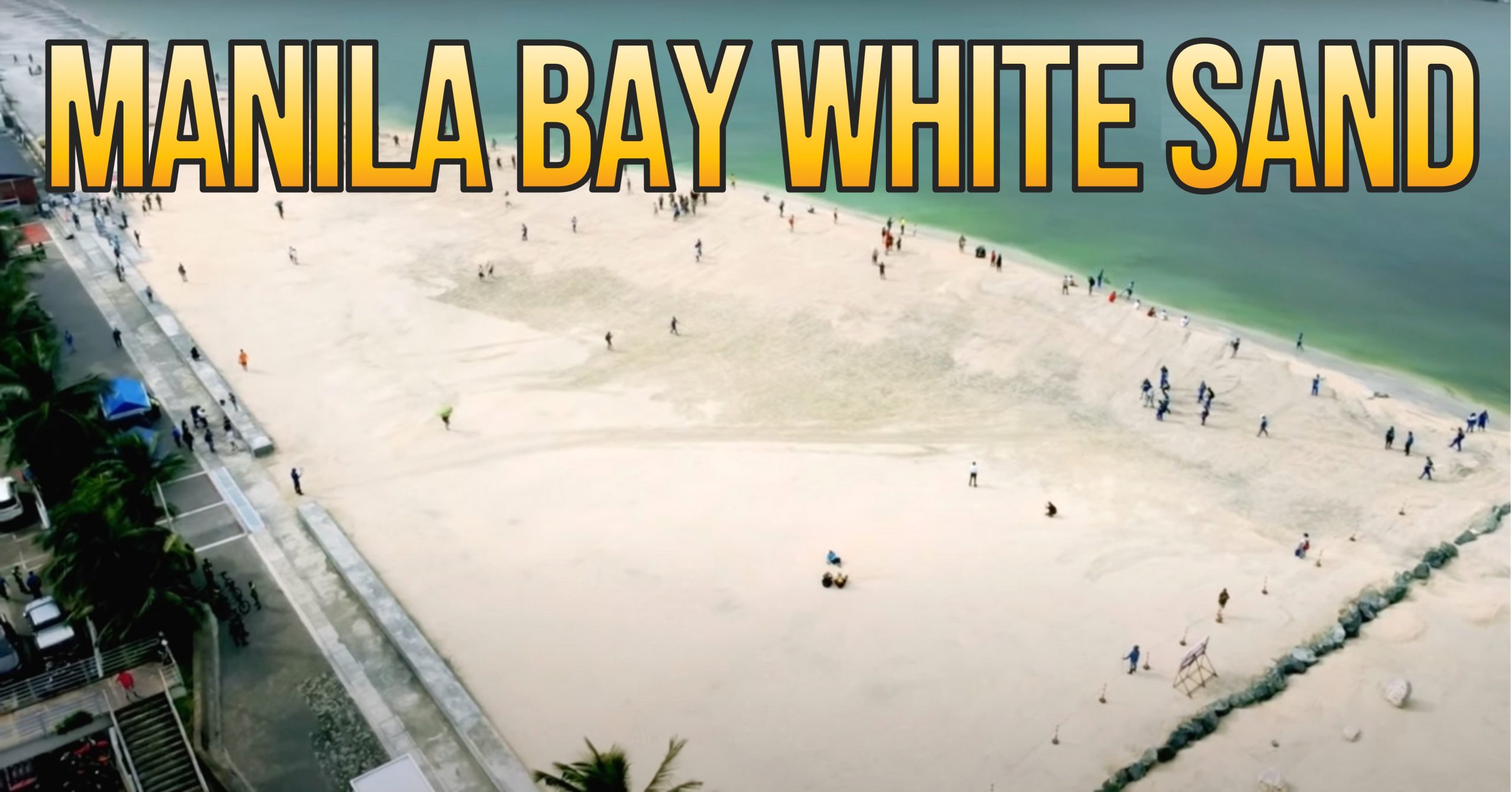 Manila Bay White Sand Open to Public as of October 16, 2021