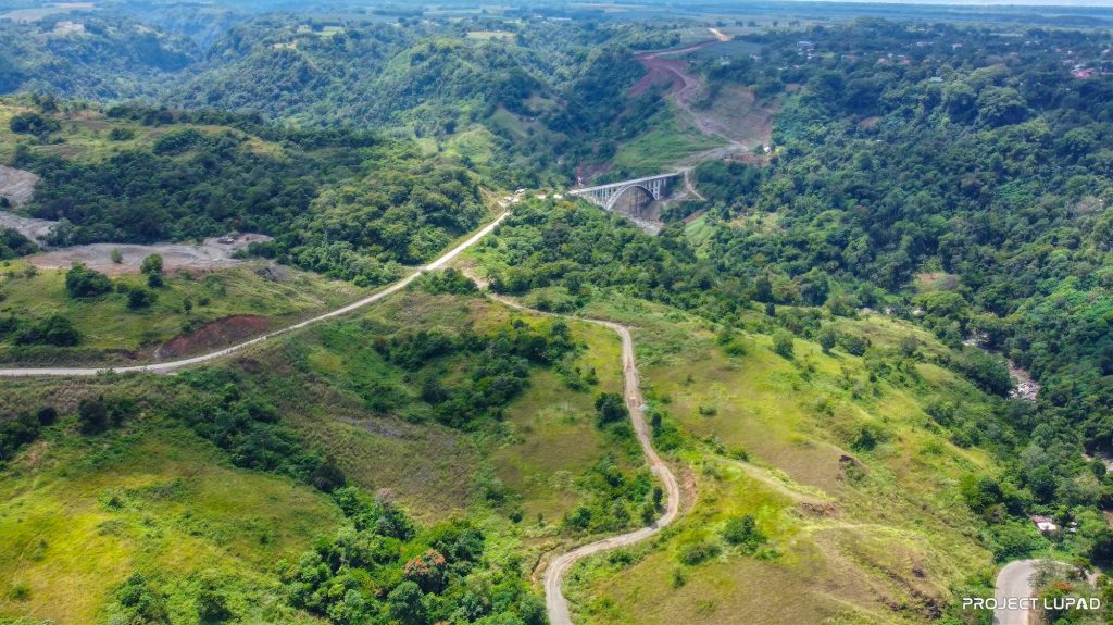 Mangima-Agusan Canyon Bypass Road as of October 2021
