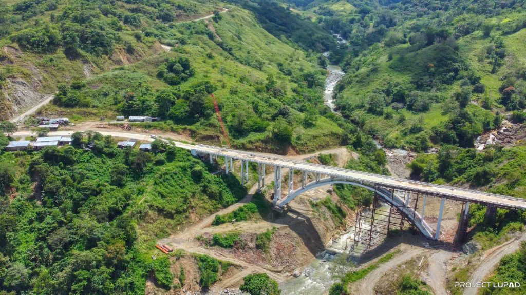 Mangima-Agusan Canyon Bypass Road as of October 2021