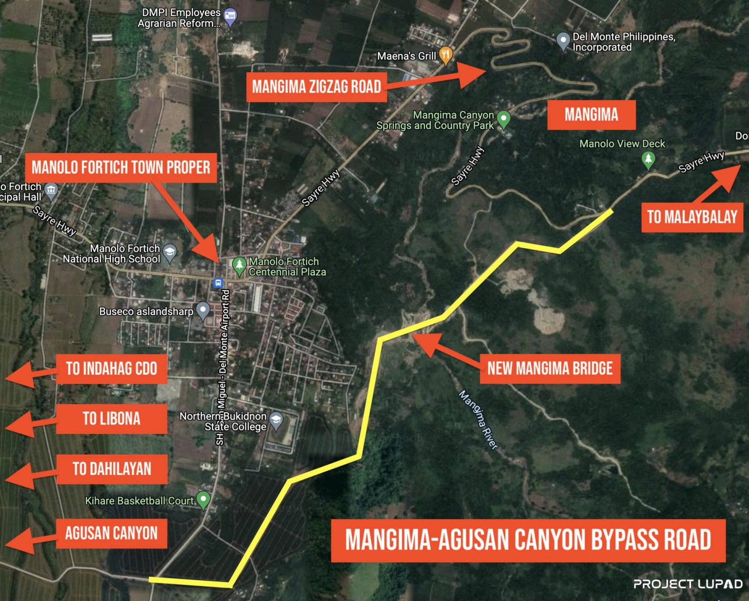 New Mangima Bridge in Bukidnon as of January 2022