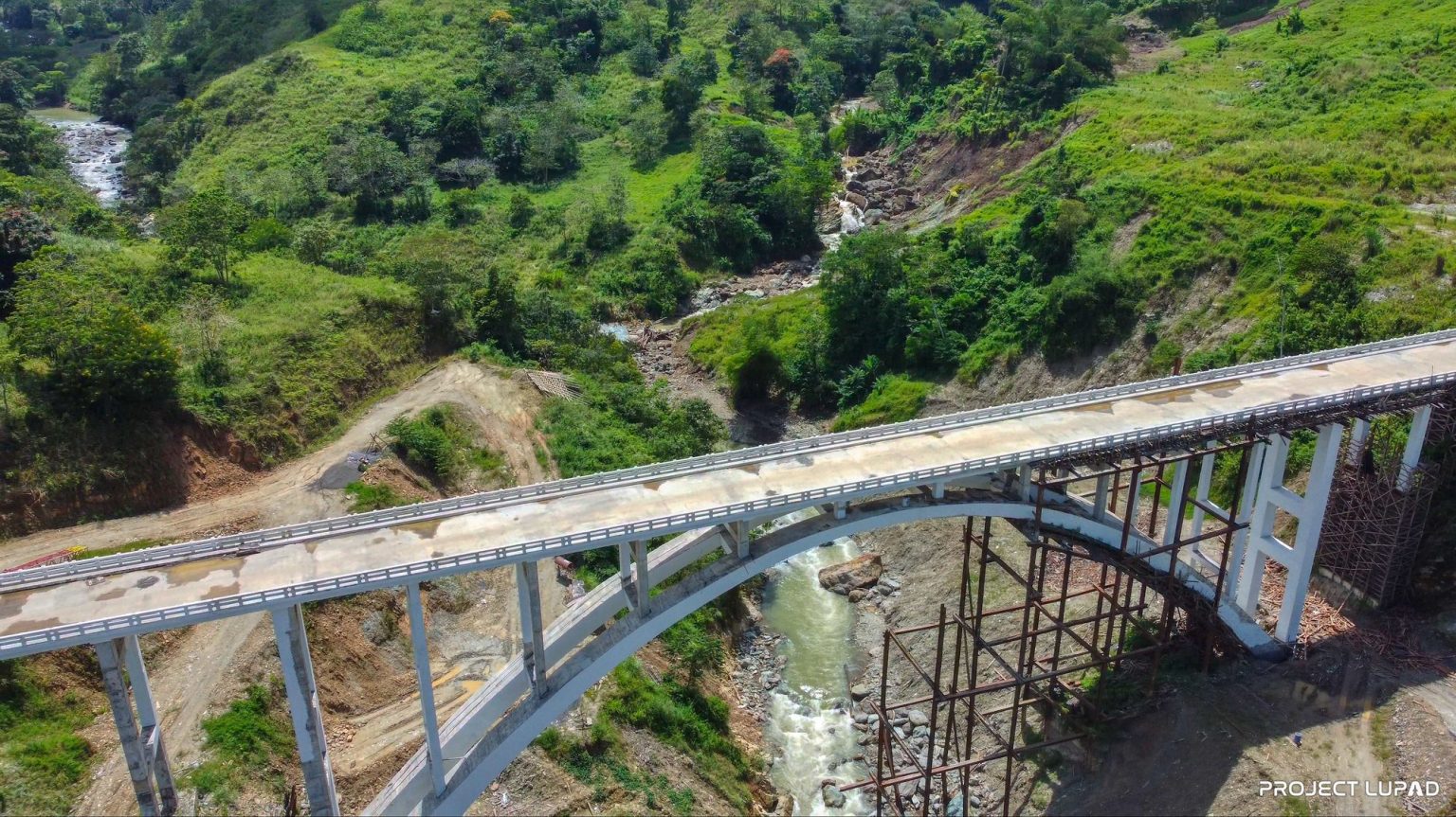 Mangima-Agusan Canyon Bypass Road as of October 2021