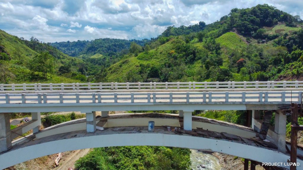 Mangima-Agusan Canyon Bypass Road as of October 2021