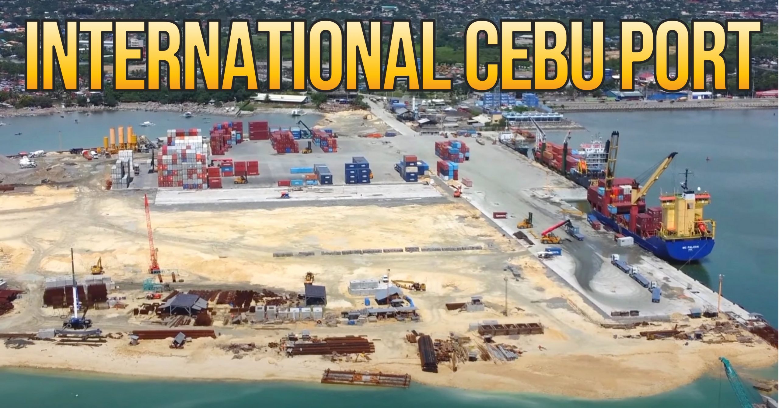 P10-Billion Cebu South Harbor Terminal Complex Latest Aerial Update