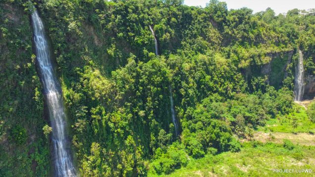 Triple Waterfalls at Balangikog Falls in Bukidnon