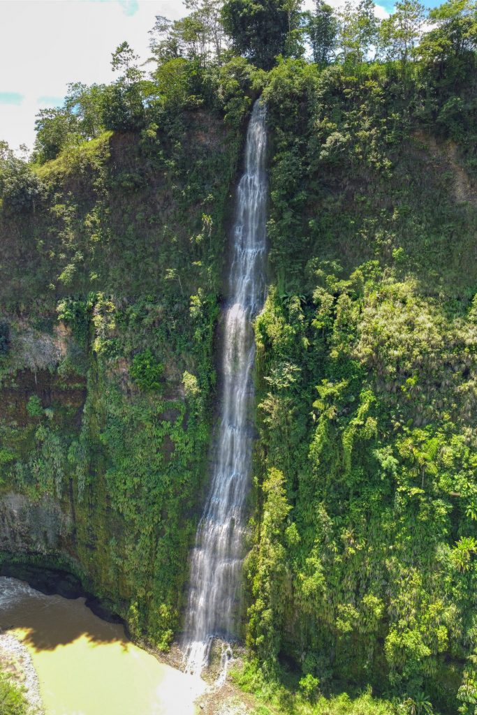 Triple Waterfalls at Balangikog Falls in Bukidnon
