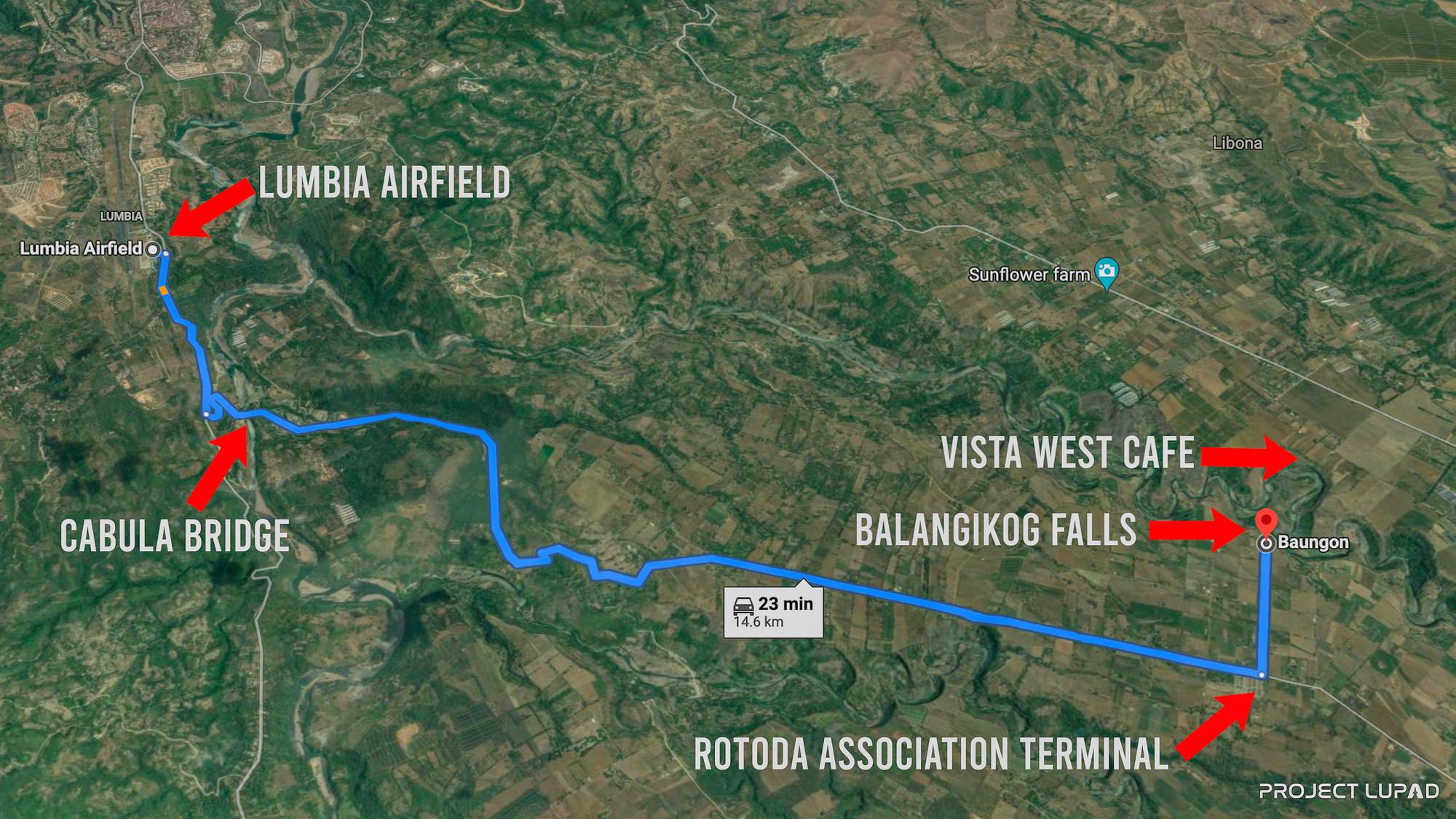 Triple Waterfalls at Balangikog Falls in Bukidnon