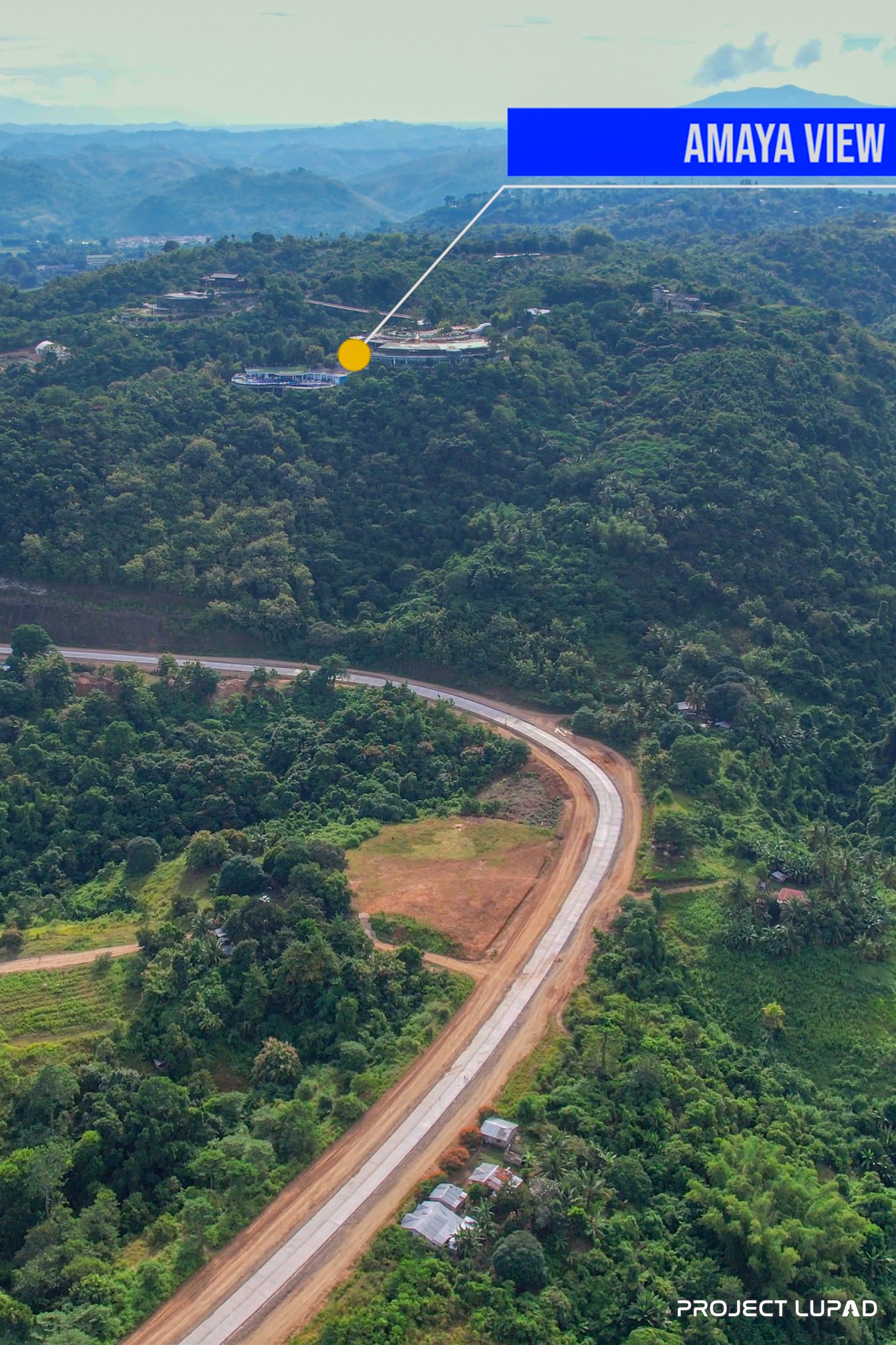 Amaya View Shortcut via Balubal-Indahag Road as of November 26, 2021