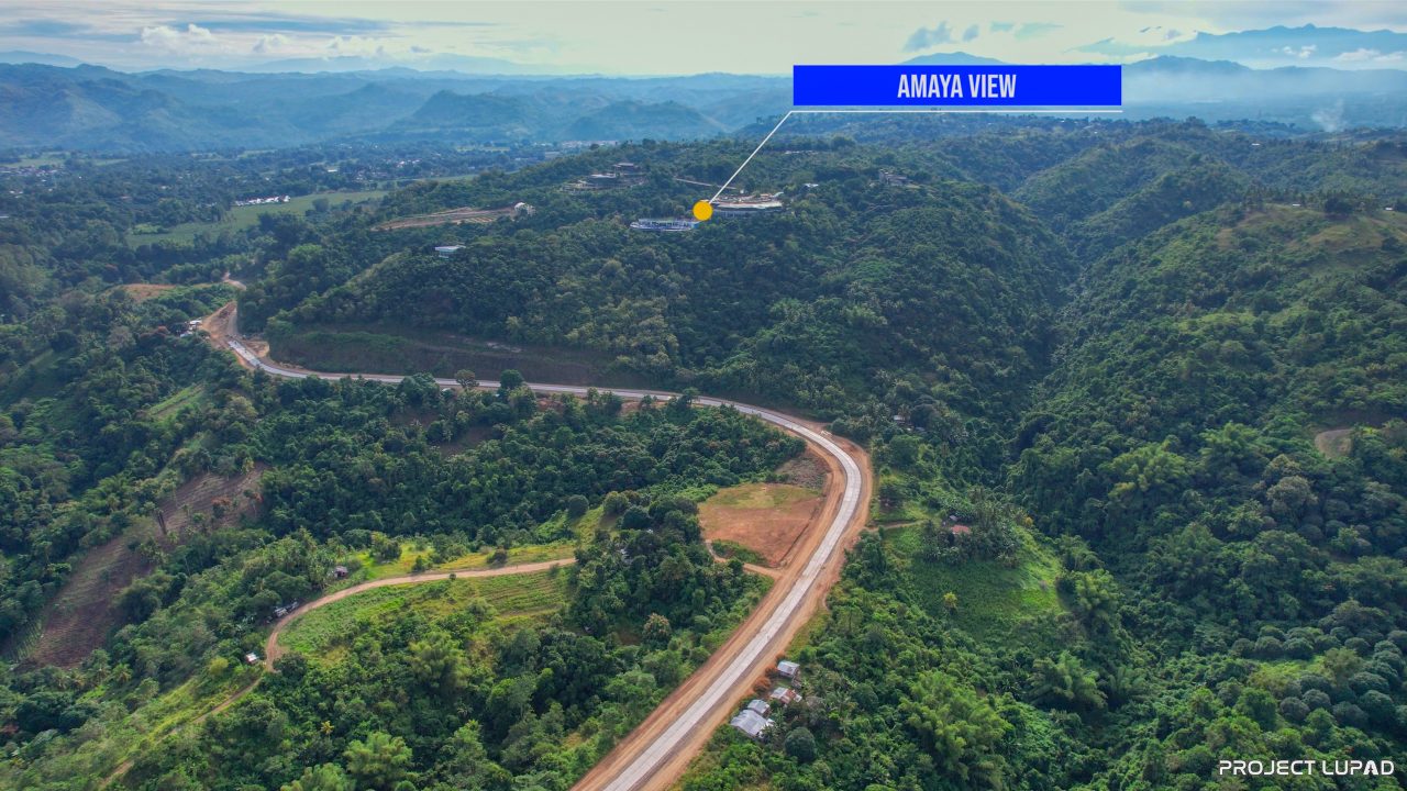 Amaya View Shortcut via Balubal-Indahag Road as of November 26, 2021