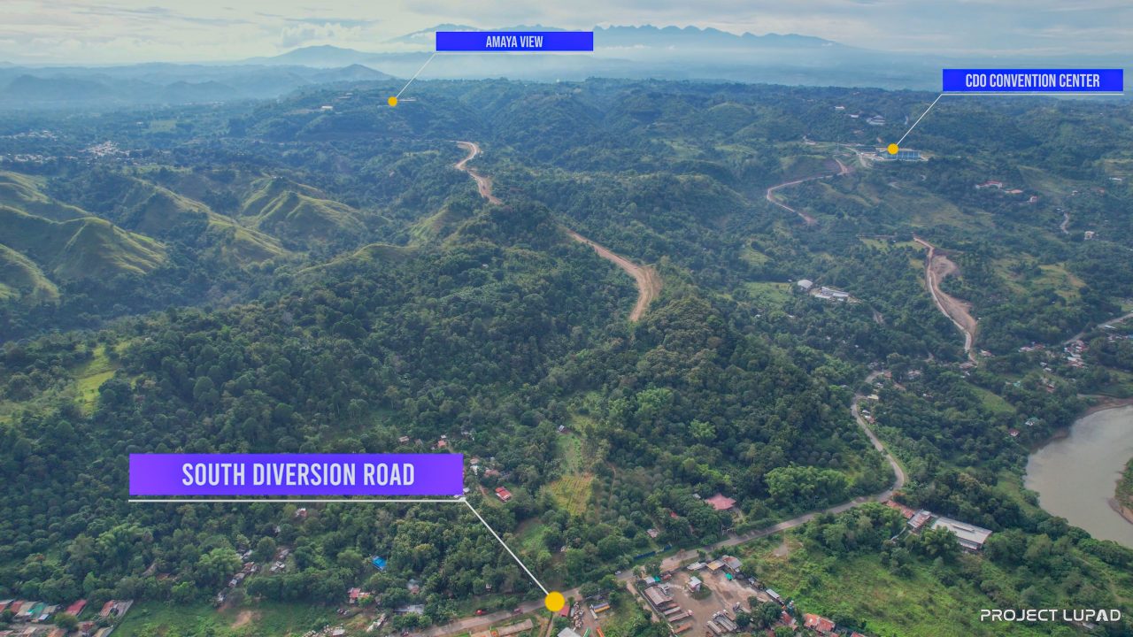 Amaya View Shortcut via Balubal-Indahag Road as of November 26, 2021