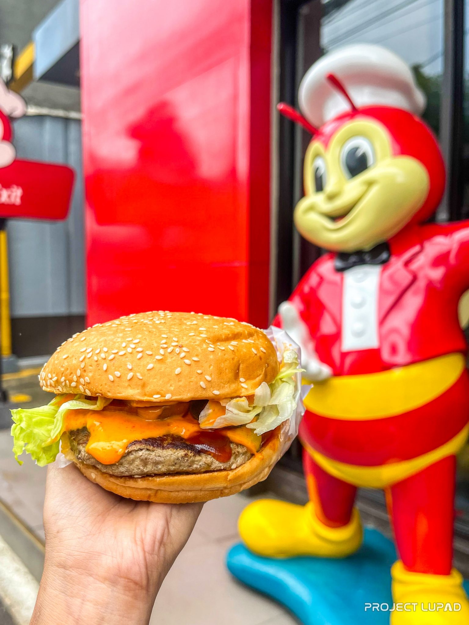 The Iconic Jollibee Champ now with a Spicy Punch