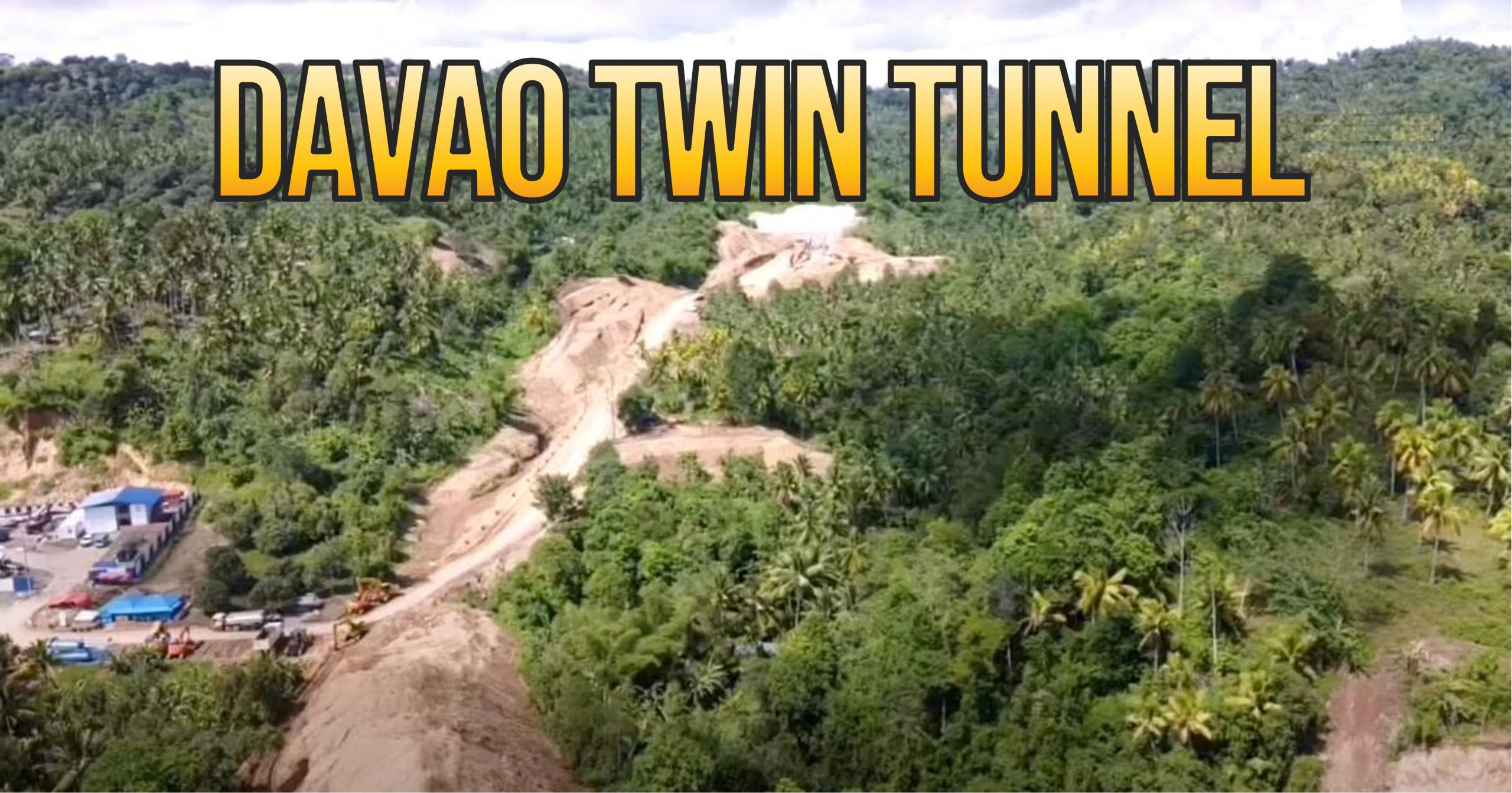 Twin Tunnel Davao Bypass Road as of November 2021