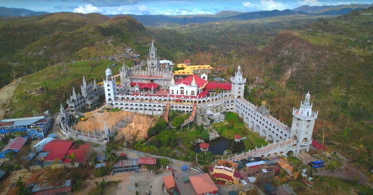 Simala Shrine Typhoon Odette Aftermath in Cebu Aerial Survey