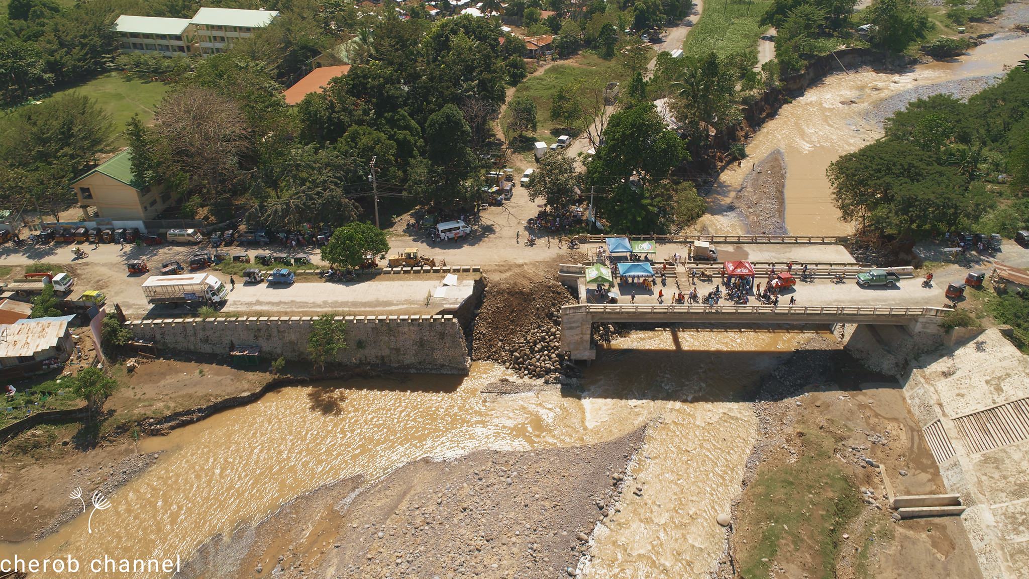 Tagoloan's Sta. Ana Bridge Typhoon Odette Aftermath Aerial Survey