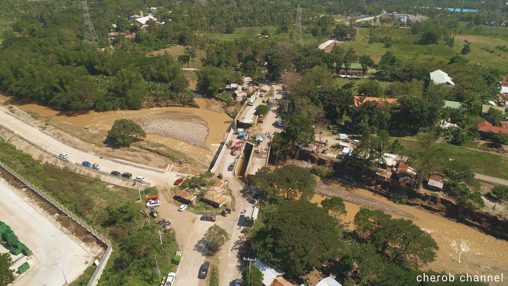 Tagoloan's Sta. Ana Bridge Typhoon Odette Aftermath Aerial Survey