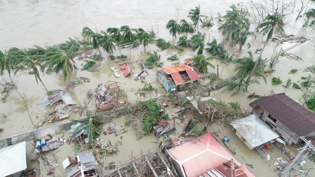 Bohol Typhoon Odette Aftermath Aerial Survey in Inabanga
