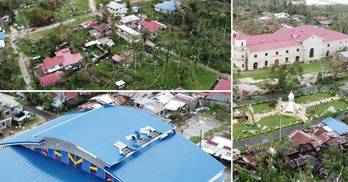 Typhoon Odette Aftermath Aerial Survey in Loon, Bohol