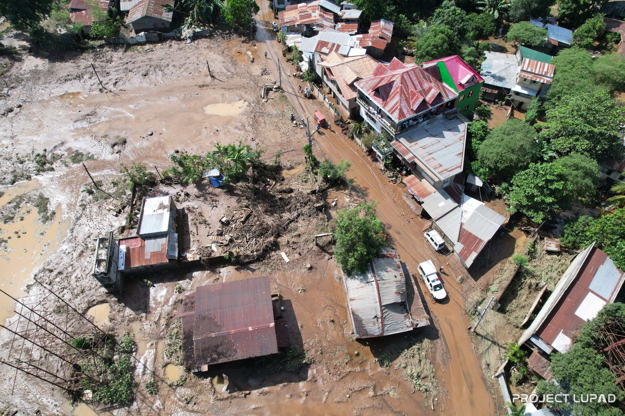 Typhoon Odette Aftermath in Cagayan de Oro Aerial Survey