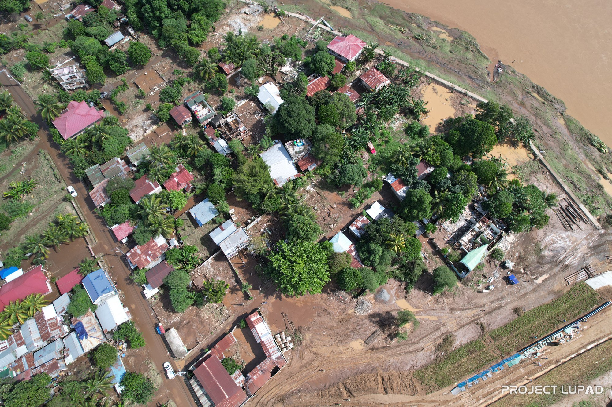 Typhoon Odette Aftermath in Cagayan de Oro Aerial Survey