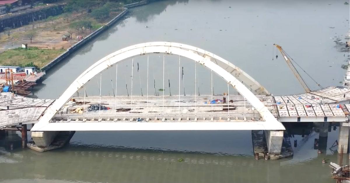 Binondo-Intramuros Bridge Progress Update as of January 21, 2022