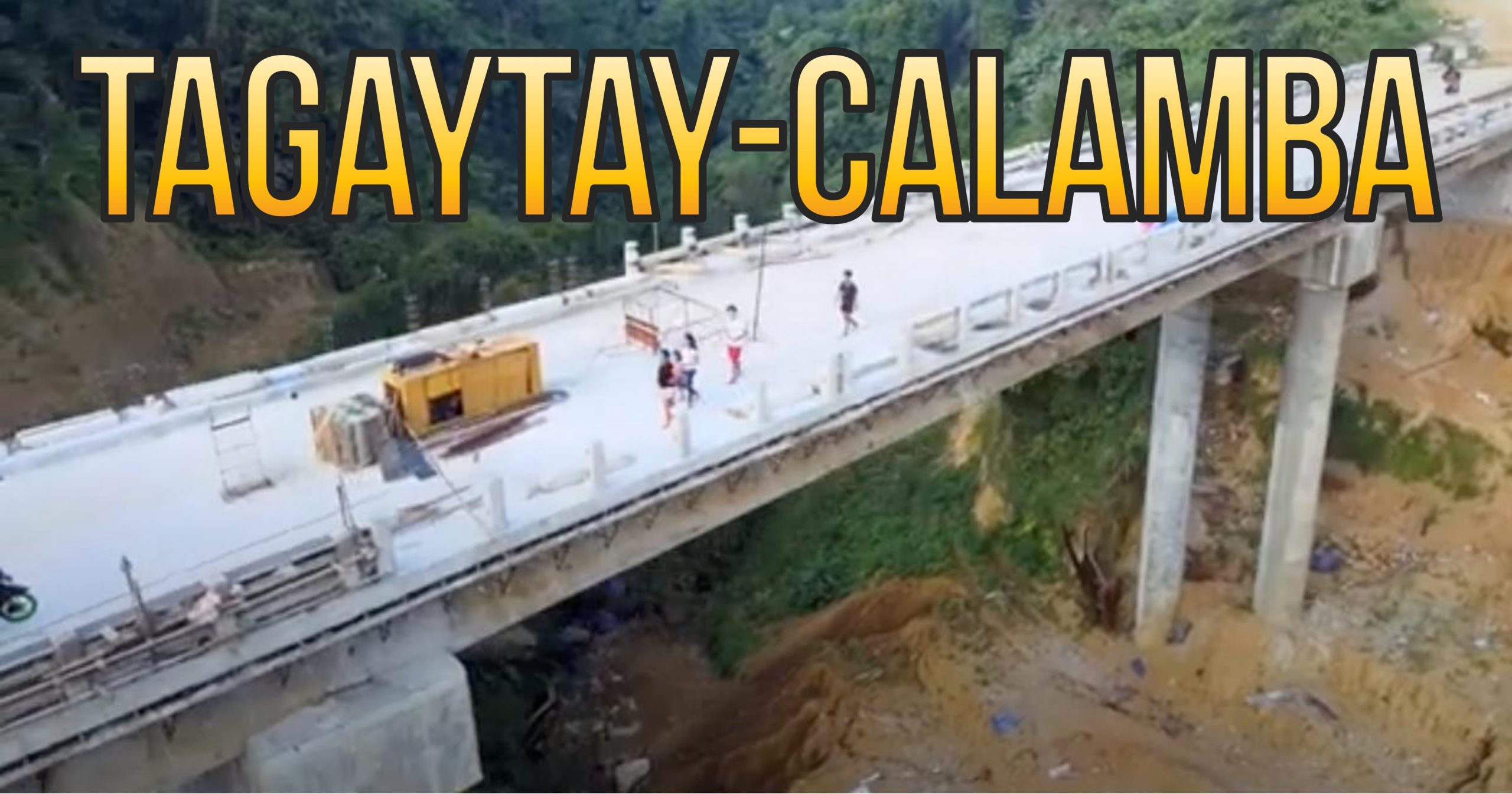 Calamba-Tagaytay Link Bunggo-Mabato Bridge as of January 2022