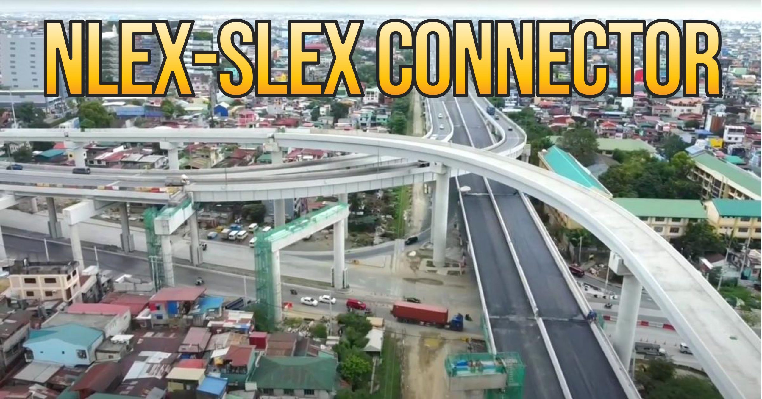NLEX–SLEX Connector Road Project Aerial Update as of January 2022