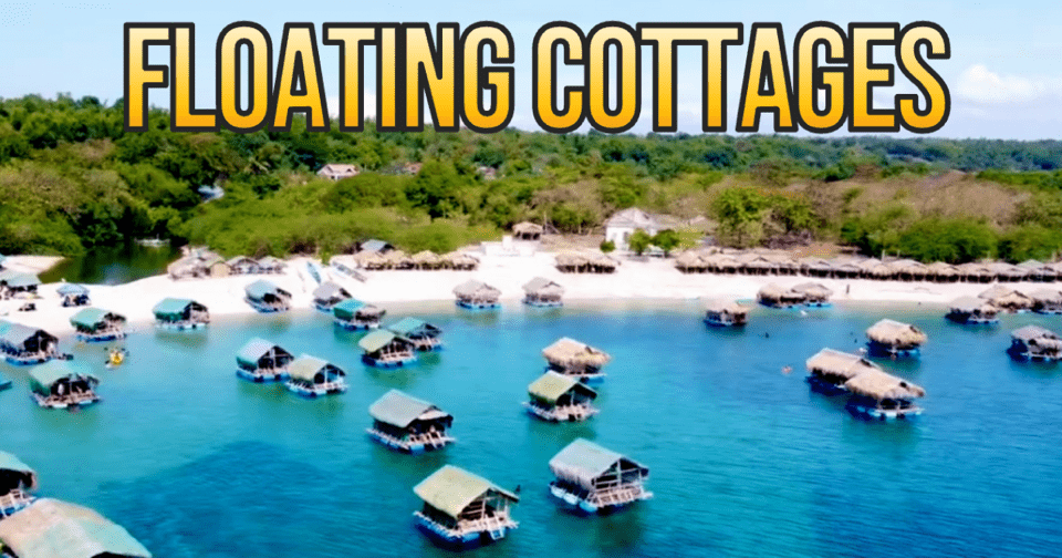 Ilocos Norte Floating Cottages at La Virgen Milagrosa Badoc