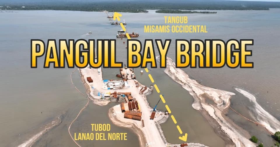 Panguil Bay Bridge Latest Aerial Survey as of February 2022